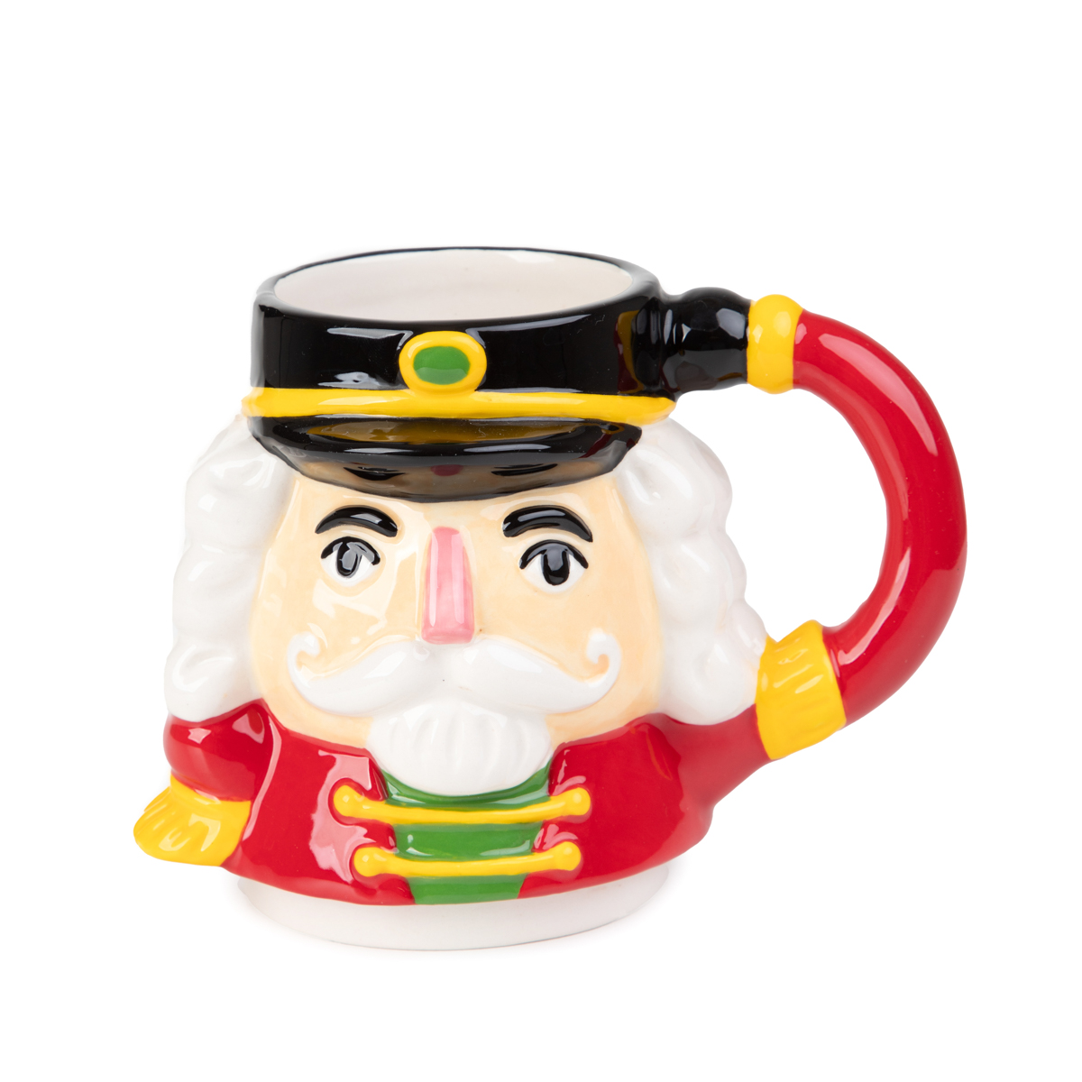 Hrnek NUTCRACKER SHAPE červený 873299 400 ml - Nej-koberce.cz