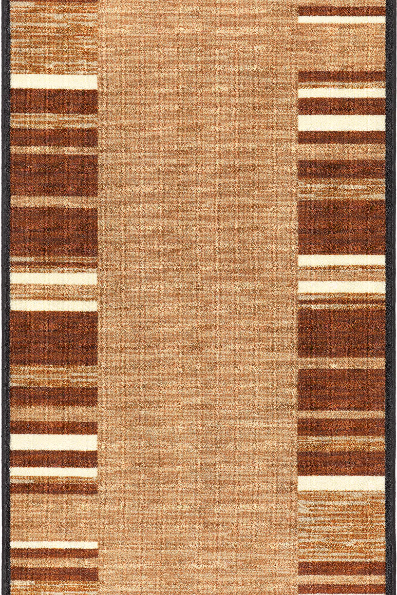 Protiskluzový běhoun Loop Amanda hnědý - Nej-koberce.cz