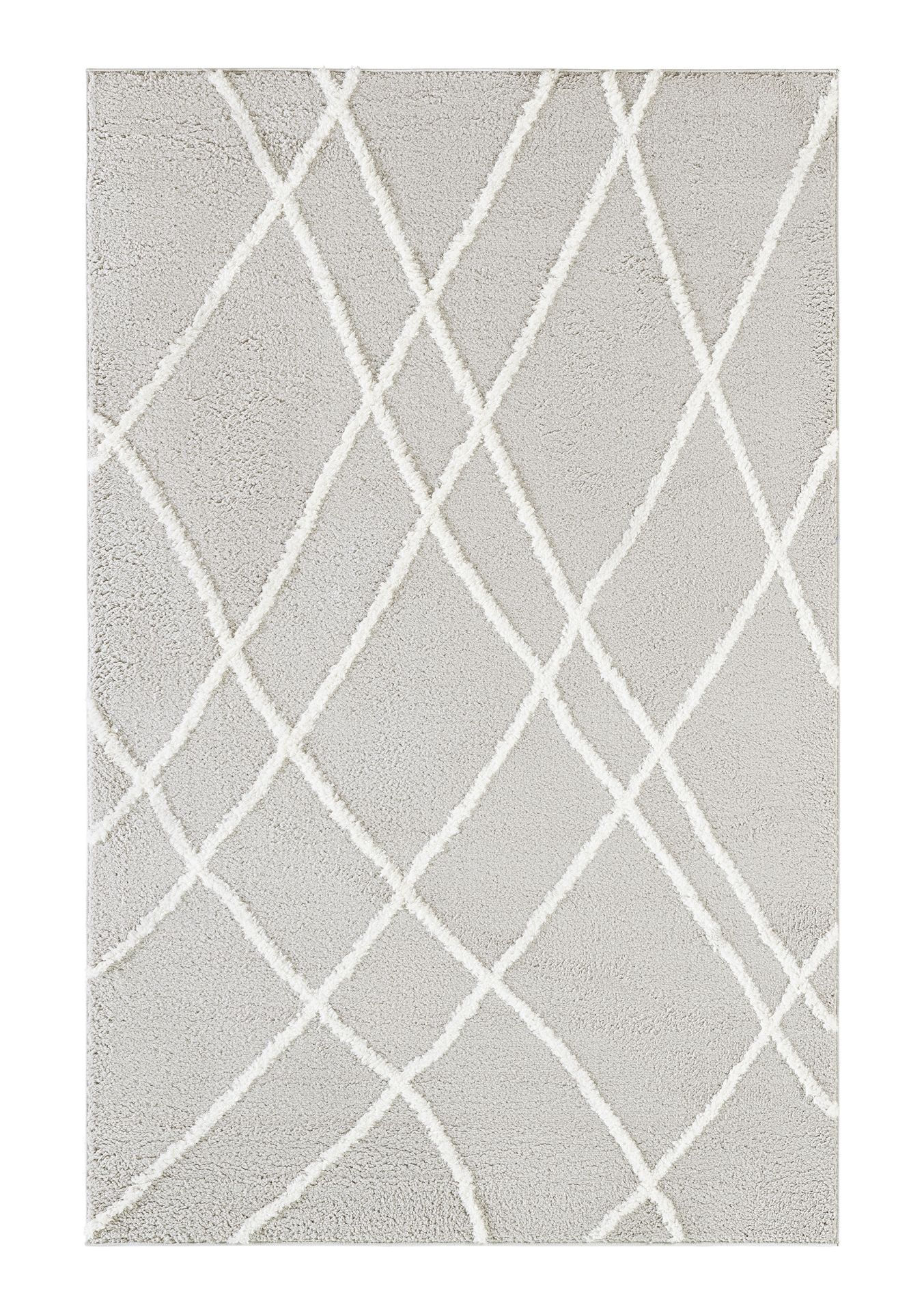 Koberec FEATHER SOFT 2 šedý / ivory - Nej-koberce.cz