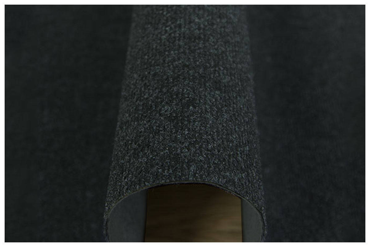 Metrážový koberec Star bez filcu 78 antracitový - Nej-koberce.cz